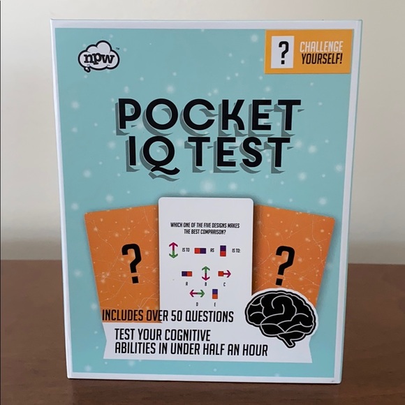 npw London | Games | Pocket Iq Test Cards | Poshmark